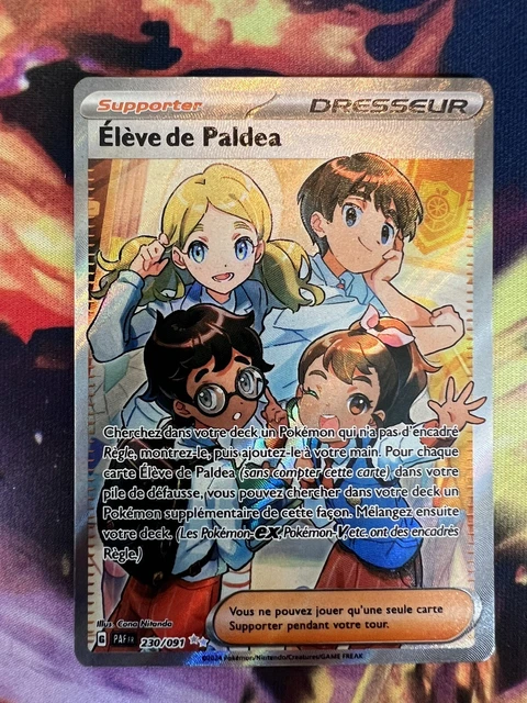 CARTE POKÉMON ÉLÈVE De Paldea Full Art 230/091 - EV4.5 Destinées De Paldea - FR EUR 1,00 ...
