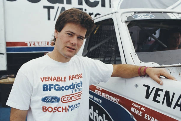 ROBBY GORDON USA poses for a photograph as he competes in the SCOR- Old ...
