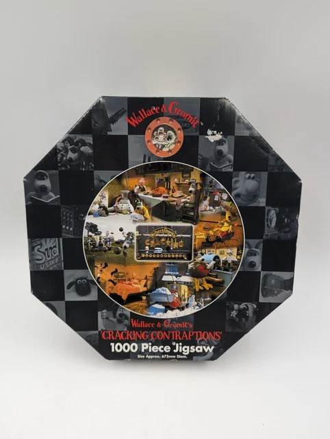 RAVENSBURGER WALLACE & Gromit Cracking Contraptions 1000 Piece Jigsaw ...