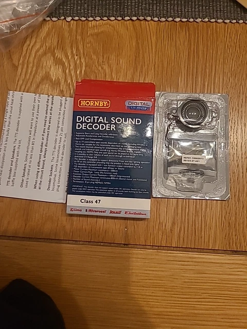 HORNBY TTS R8103 Class 47 TTS Sound Decoder OO Gauge **Brand New Sealed ...