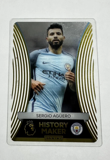 PANINI ADRENALYN XL 2025: AGUERO. History Maker Signature card ...