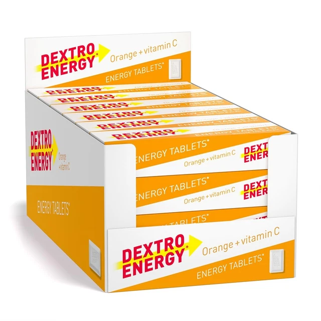 DEXTRO ENERGY ORANGE Tablets Fast Acting Carbohydrates for a Quick ...