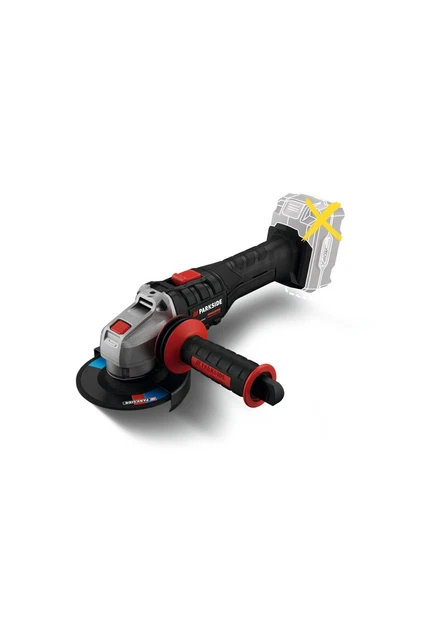 PARKSIDE PWSAP PERFORMANCE 20-Li 20V Cordless Angle Grinder Free Post £ ...