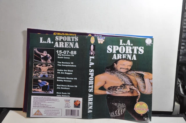 WWF WWE WRESTLING dvd cover l.A sports arena & sam Houston coliseum lot ...