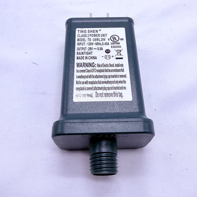 TING SHEN TS-26WL29V LED Transformer DC 29V 0.9A Power Supply for Xmas ...