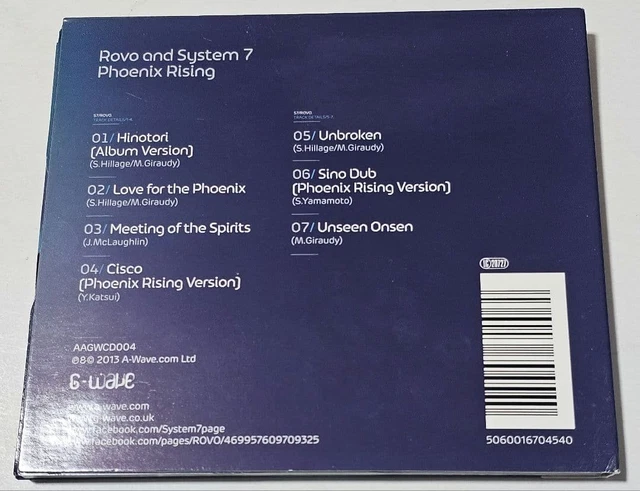 ROVO SYSTEM PHOENIX Rising（CD） y3 $58.46 - PicClick CA