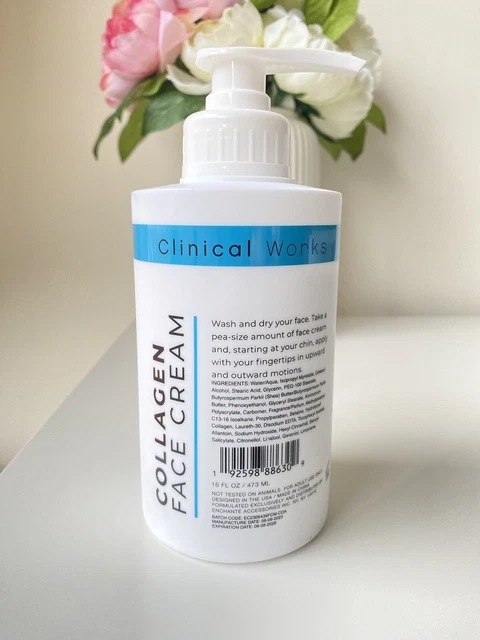 CLINICAL WORKS COLLAGEN Face Cream Promote A Naturally Bright ...