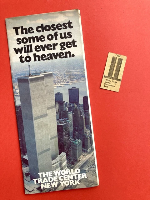 WORLD TRADE CENTER Ticket/ Brochure EUR 210,00 - PicClick FR