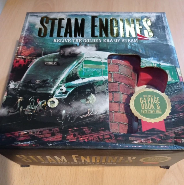 STEAM ENGINES - Relive The Golden Age Of Steam Mug & Book Boxset $9.28 ...