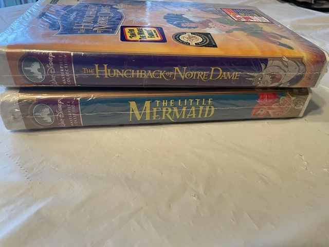 DISNEY VHS MOVIES - Brand New Hunchback of Notre Dame & The Little ...