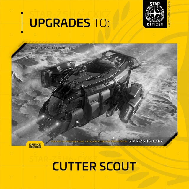 STAR CITIZEN - DRAKE CUTTER SCOUT - UPGRADE - (CCU) £19.19 - PicClick UK