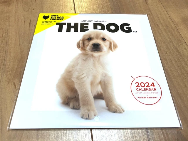 THE DOG 2024 Calendar Mini Size (Golden Retriever) With Original ...