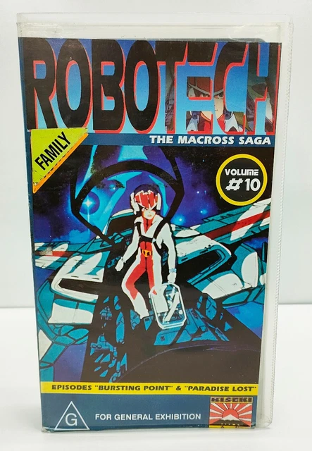 ROBOTECH - THE Macross Saga Volume 10 [VHS] Kiseki Video Tape Anime ...