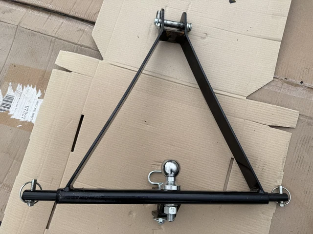 3 POINT LINKAGE TOW HITCH - Compact Tractor Mounted Towing Cat 1 ...