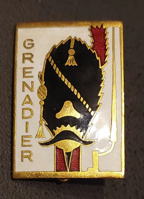 INSIGNE MARINE PATROUILLEUR GRENADIER 1944/1958 émail Augis ORIGINAL ...