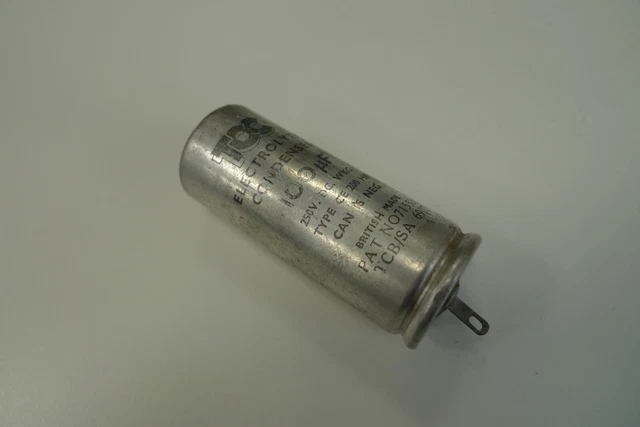 TCC CONDENSER ELECTROLYTIC Capacitor 100uF 250V DC Working CE200HE £7. ...