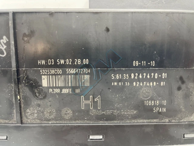 BMW JUNCTION BOX Body Control Module H1 Fits 3 Series E90 9247470 £10. ...