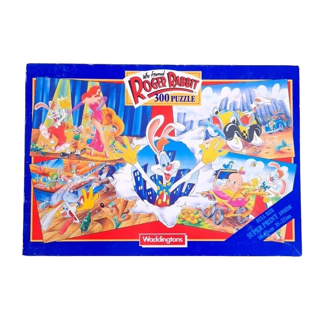 Walt Disney Who Framed Roger Rabbit Complete Jigsaw Puzzle 1987 £1800 Picclick Uk