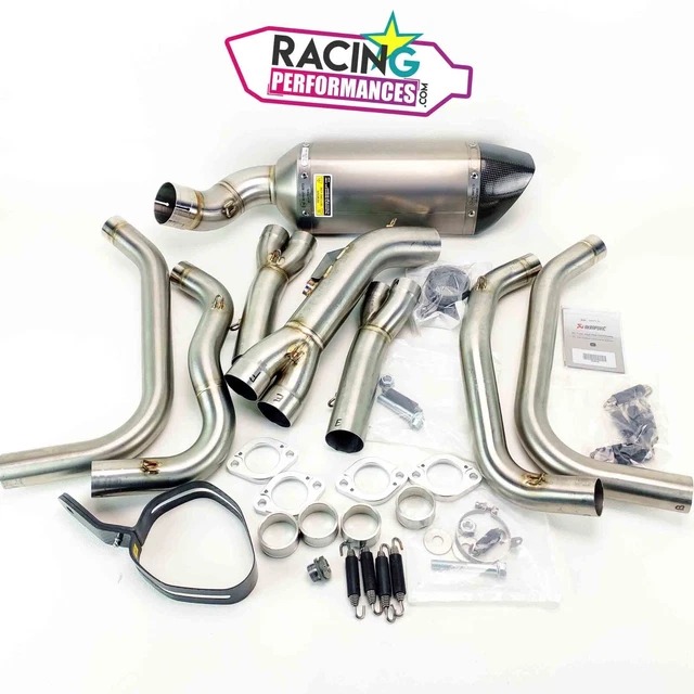 LIGNE COMPLÈTE AKRAPOVIC | New full racing exhaust system Kawasaki Z900 ...