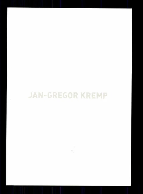 JAN GREGOR KREMP Autogrammkarte Original Signiert ## BC 184091 EUR 6,99 ...