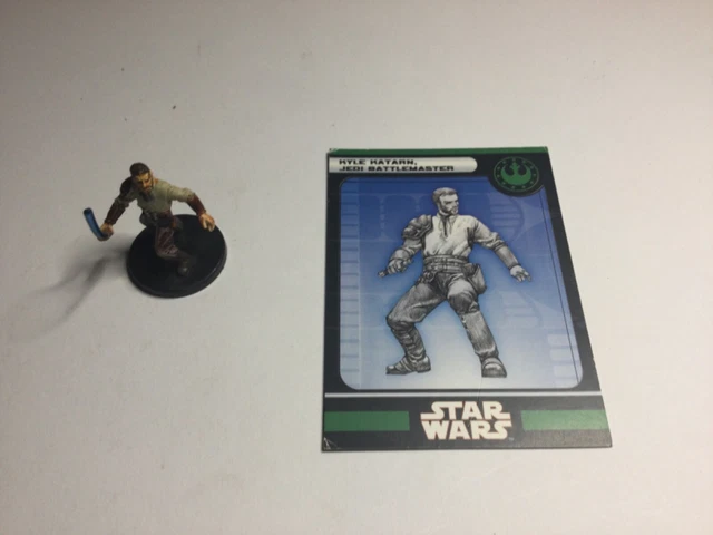 KYLE KATARN JEDI Battlemaster Star Wars Miniature with Stat Card $49.00 ...