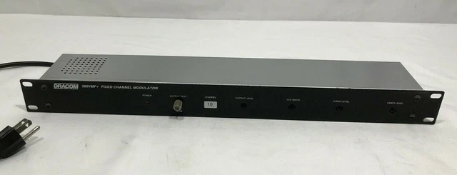 DRACOM 300VMF+ FIXED Channel Modulator Channel 10 - TESTED w/ WARRANTY ...