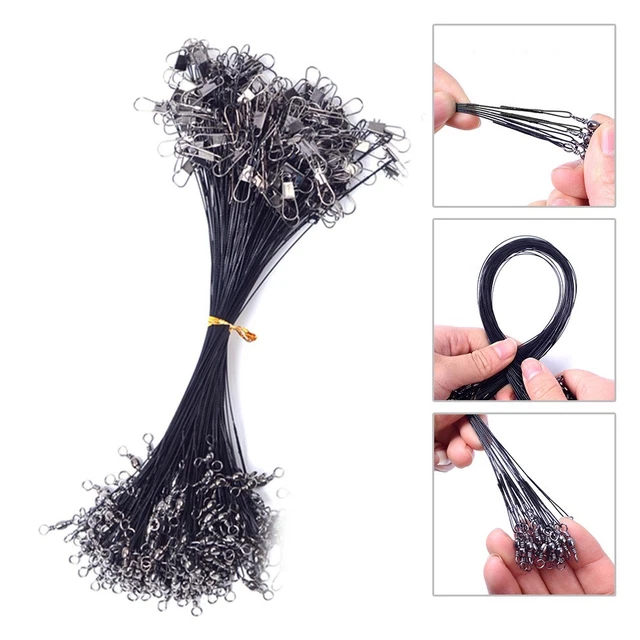 USEFUL CONVENIENT FISHING Wire 20Pcs Snap Accessories Anti bite ...