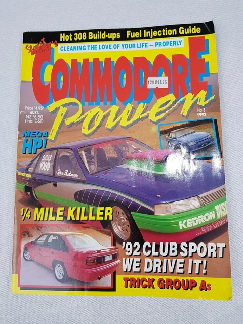 STREET HEAT'S COMMODORE Power Magazine No 3 1992 Excellent Condition ...