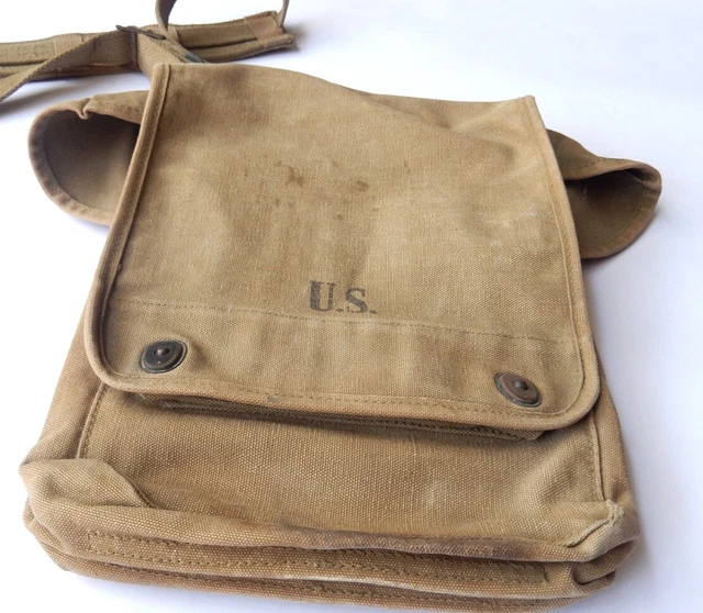 WW2 US ARMY Ww2 Usmc Canvas Map Case Bag Boyt Complete Named & Dated ...