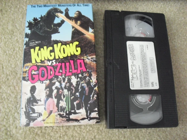 RARE VINTAGE KING Kong vs Godzilla (1963) VHS 1987, Goodtimes Home Video EUR 16,98 - PicClick FR