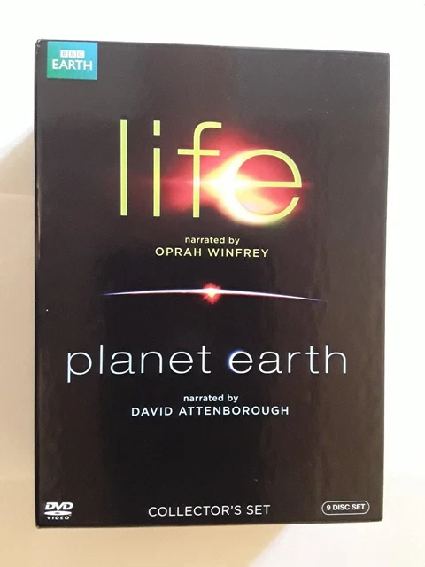 SCIENCE LIFE AND Planet Earth DVD 2 In 1 Box Sets Narrated By Oprah ...