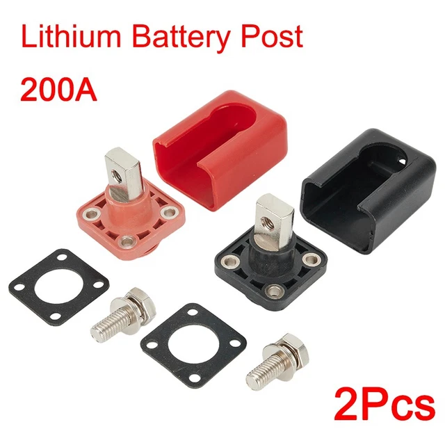 2X 200A ALL-COPPER Lithium-Battery Energy-Storage Borne Batterie ...