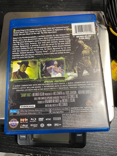 SWAMP THING BLU-RAY DVD 2013 2-Disc Set Scream Factory Horror RARE OOP ...