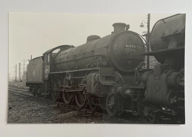 LNER RAILWAY LOCOMOTIVE Photograph - 61190 Canklow - E257 £2.99 ...