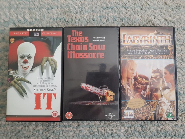 The Texas Chainsaw Massacre Uncut Vhs Plus Labrynth And It £2500 6421