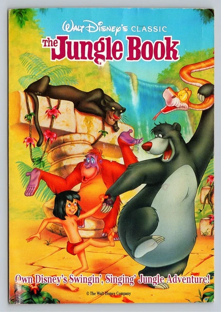 WALT DISNEY CLASSIC The Jungle Book First Time on Video Advertisement ...