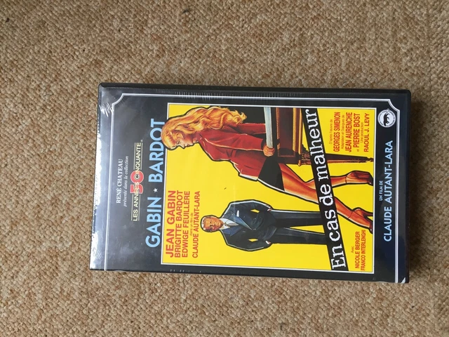CASSETTE VIDEO VHS CINEMA RENE CHATEAU EN CAS DE MALHEUR bardot gabin 2 EUR 8,00 - PicClick FR