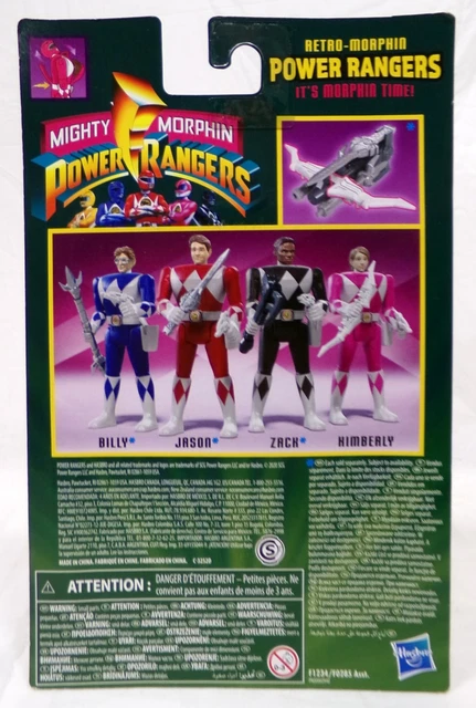 HASBRO MIGHTY MORPHIN Retro-Morphin Power Rangers Rosa Ranger Kimberly ...