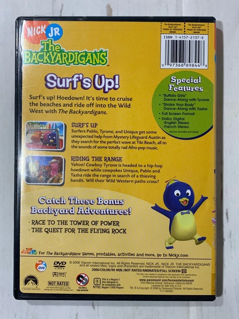 NICK JR THE Backyardigans: Surf's Up (DVD, 2006) $9.69 - PicClick CA