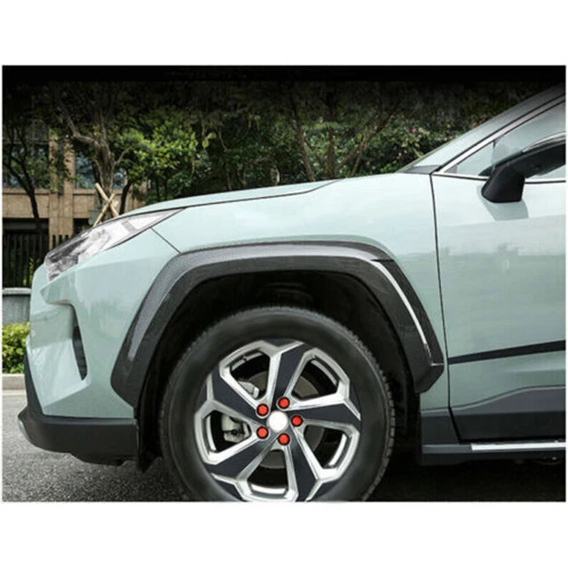 FOR TOYOTA RAV4 2019-2023 Carbon Fiber Fender Flares Wheel Arch Wide ...