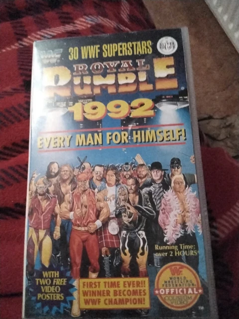 WWF VHS ROYAL Rumble 1992 £12.06 - PicClick UK