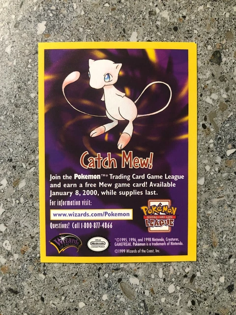 POKEMON TCG 2000 WOTC Pokemon League Insert MINT (No Promo included ...