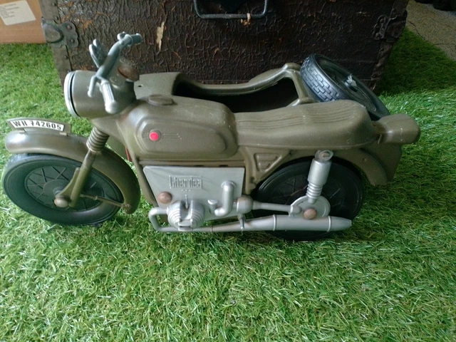 VINTAGE ACTION MAN Cherolea German Motorcycle And Sidecar £5.21 ...