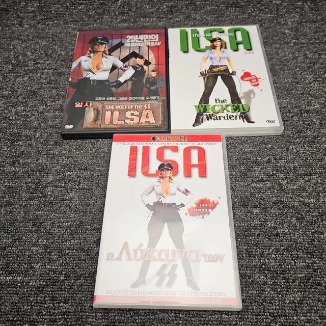 3 ILSA COLLECTION DVD (She Wolf of the SS The Wicked Warden + 1 UnCut ...