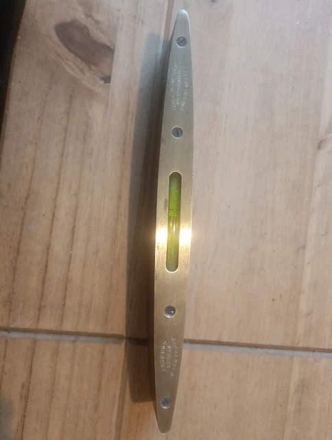 BOAT SPIRIT LEVEL J Rabone & Sons Vintage Rosewood and Brass £9.50 ...