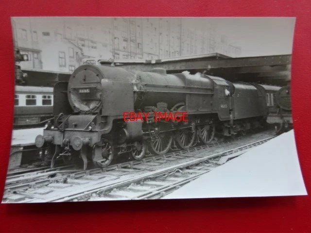 PHOTO LMS Royal Scot Loco No 46165 At Birmingham New St Station 17-5-58 ...