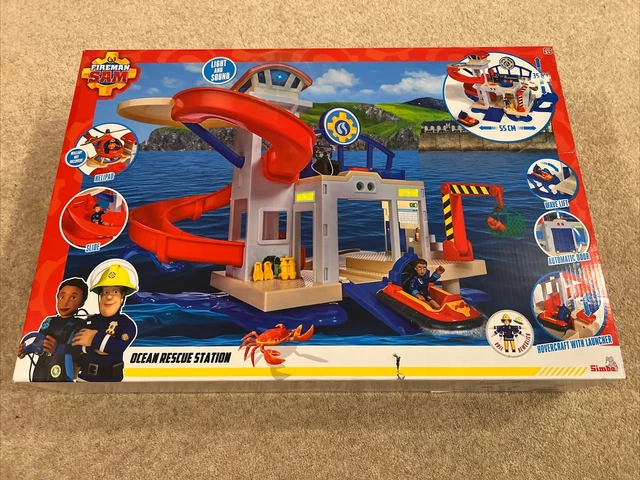 NEW - FIREMAN Sam Ocean Rescue Centre With Lights And Sounds - Simba Toys £31.00 - PicClick UK