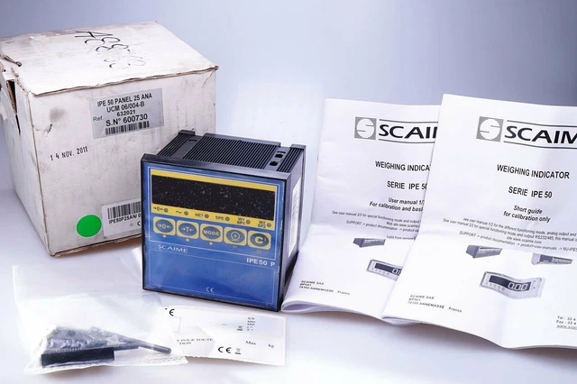 SCAIME IPE50 PANEL 2S ANA UCM06/004-B Einbaubarer Gewichtsanzeiger EUR 178,80 - PicClick DE