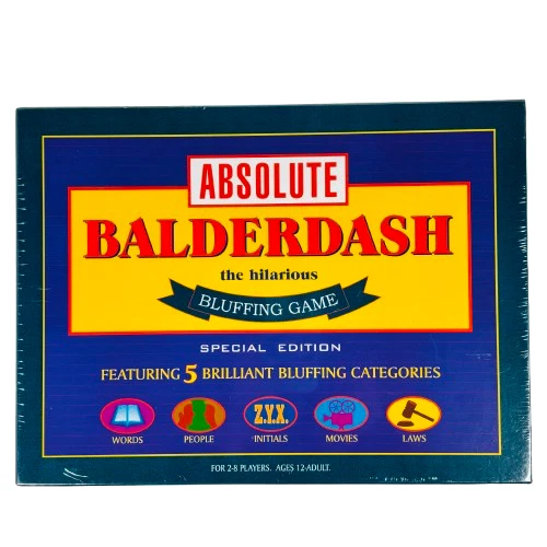 ABSOLUTE BALDERDASH GAME Special Edition By Drumond Park 1999 New ...