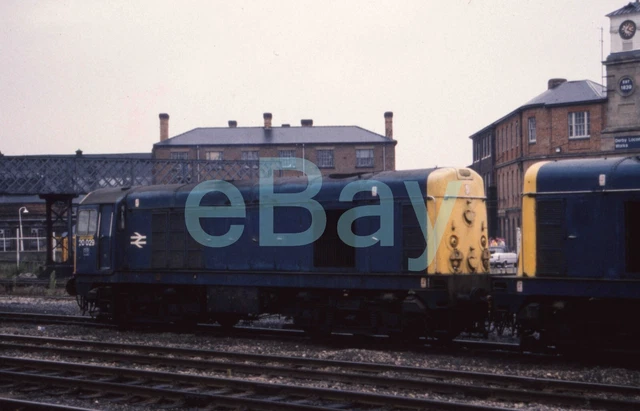 35MM RAILWAY SLIDE of Class 20 20029 @ Derby February 1990 Copyright to ...